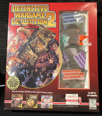 SSI Computer Wargame Definitive Wargame Collection 2 SEALED NEW Big Box ...