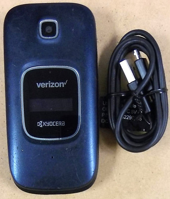 Kyocera Cadence S2720 - Blue and Black ( Verizon ) 4G VoLTE Flip Phone ...