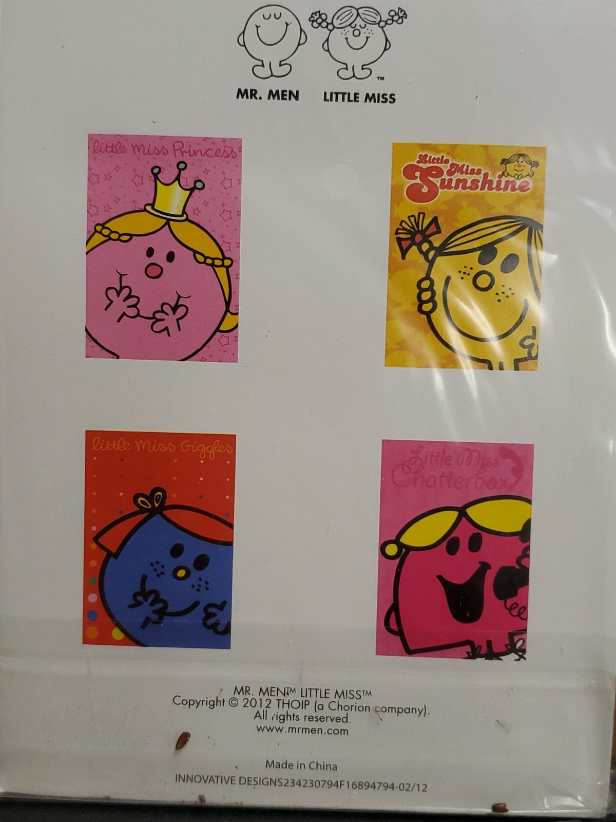 MR MEN LITTLE MISS BOOK CHARACTER PRINCESS SUNSHINE NOTE CARDS GREETING ...