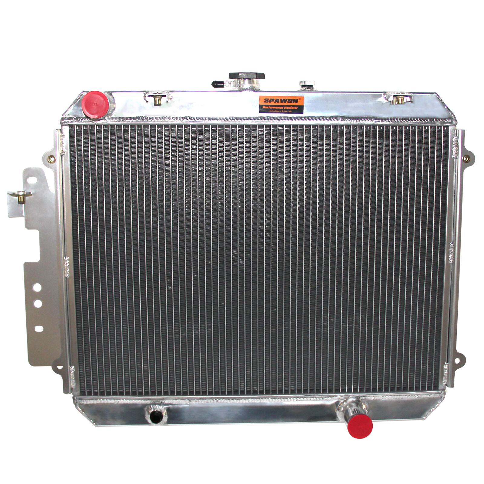 SPAWON 2 Row Aluminum Radiator For Ford Courier Mazda B2200 2600 Manual ...