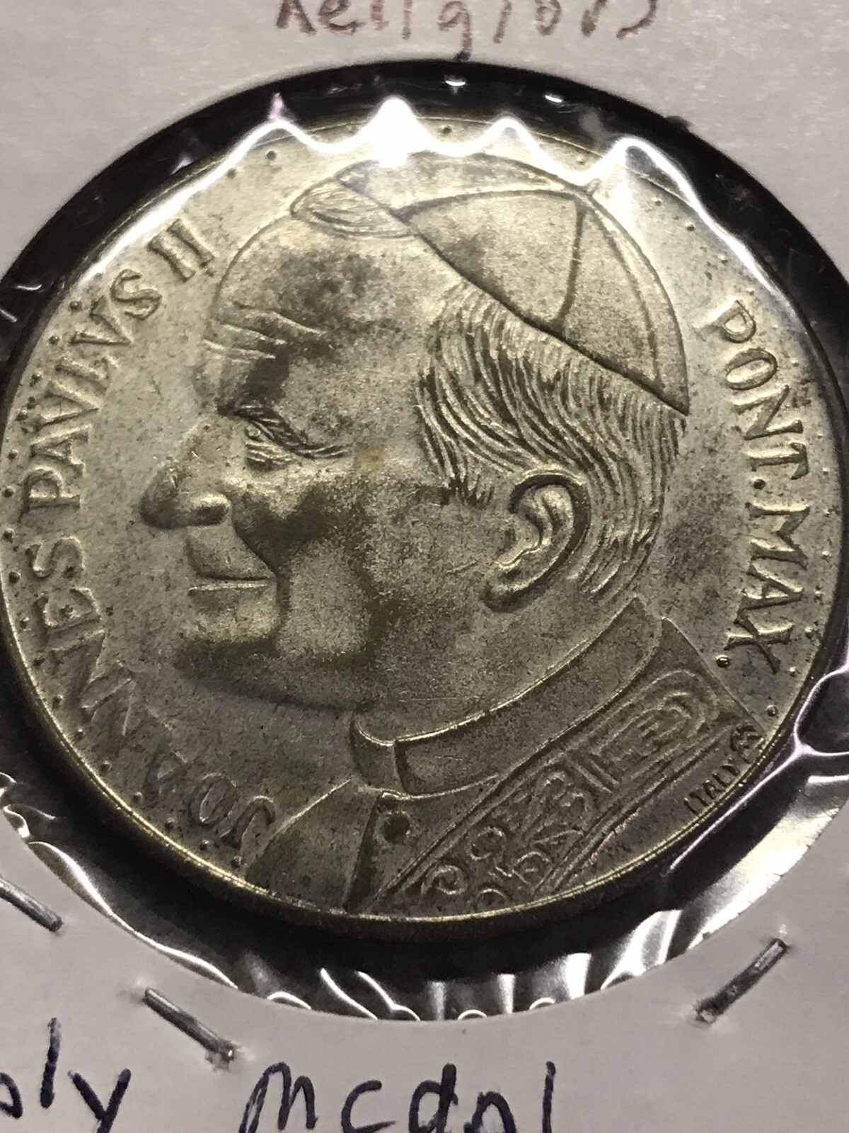 Pope John Paul Joannes Pavlvs II PONT MAX Italy Vatican Coin Token ...