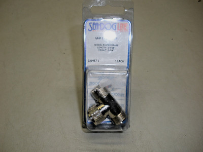 Sea-Dog UHF T-Adapter 329957-1 Nickel Plated Brass | eBay