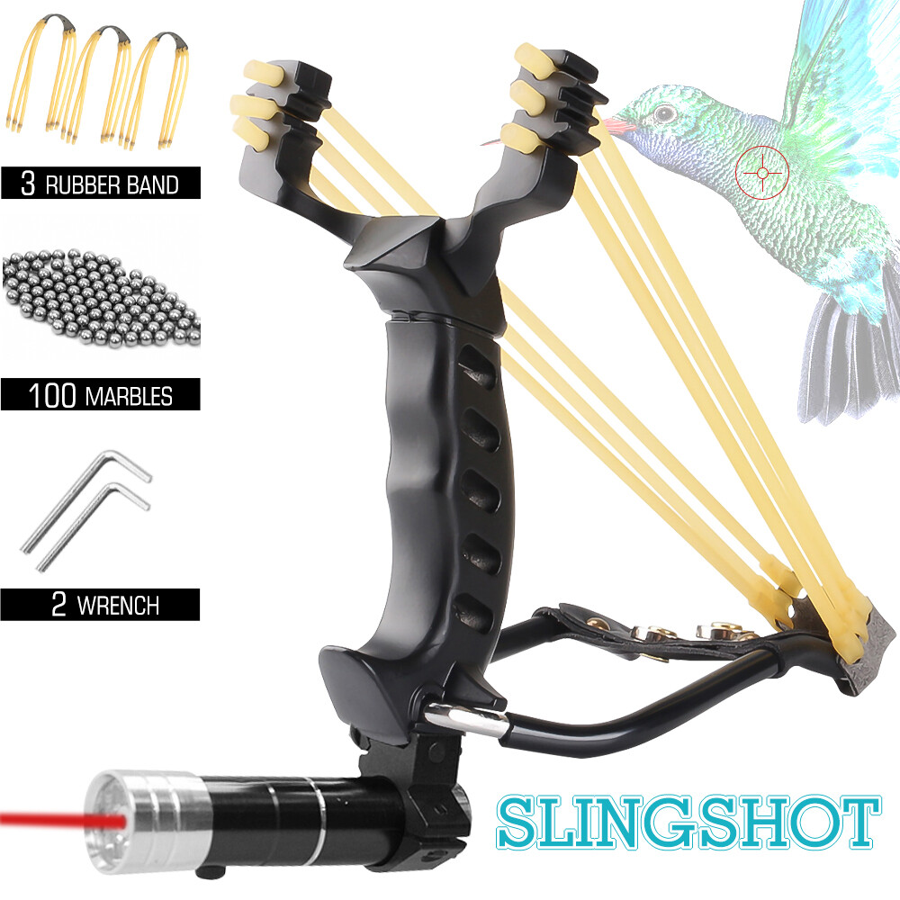 Hunting Slingshot High Velocity Power Catapult Sling Shot Slingbow ...