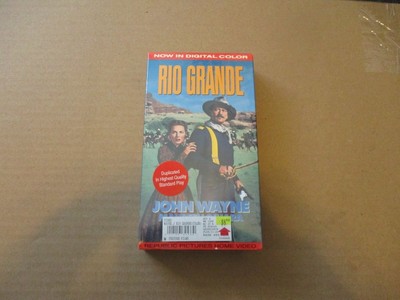1990 John Wayne Rio Grande Colorized Version VHS Tape New Factory ...