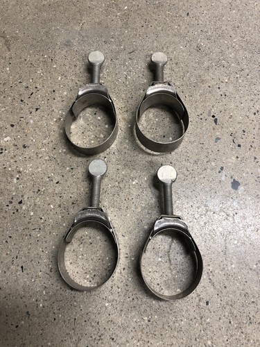 Lot of 4 Vintage Garrett Thumb Screw Tower Hose Clamps AN737 RM48 dated ...