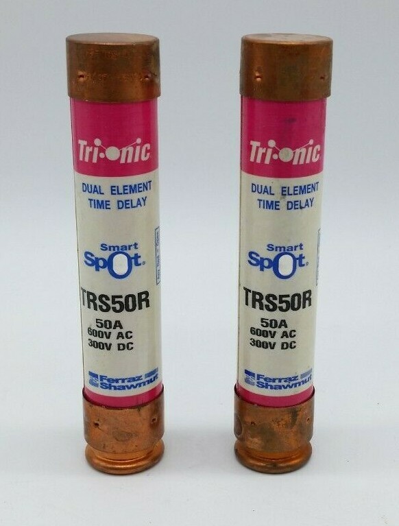 Ferraz Shawmut Tri-Onic TRS50R Fuse (Lot of 2) | eBay