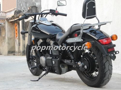 Backrest Sissy Bar Luggage Rack For Honda Shadow Spirit Phantom VT750C2 ...