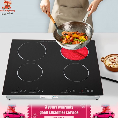4-Burners Electric Ceramic Cooktop Built-in Cooktop Stove Ceramic ...