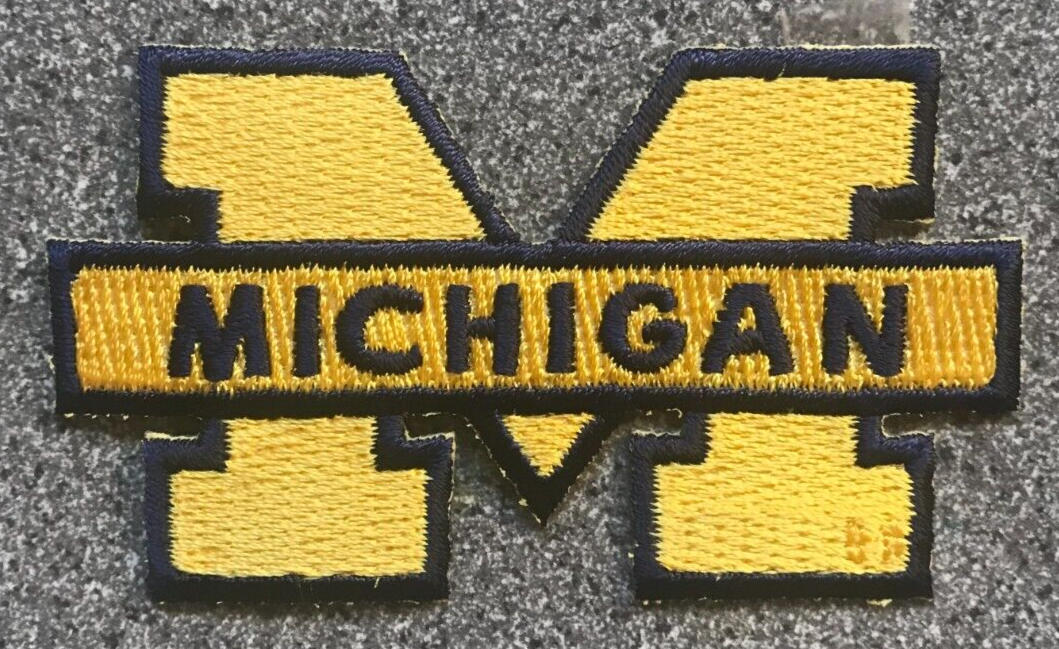 MICHIGAN WOLVERINES NCAA COLLEGE VINTAGE 3 1/8" TEAM LOGO PATCH | eBay