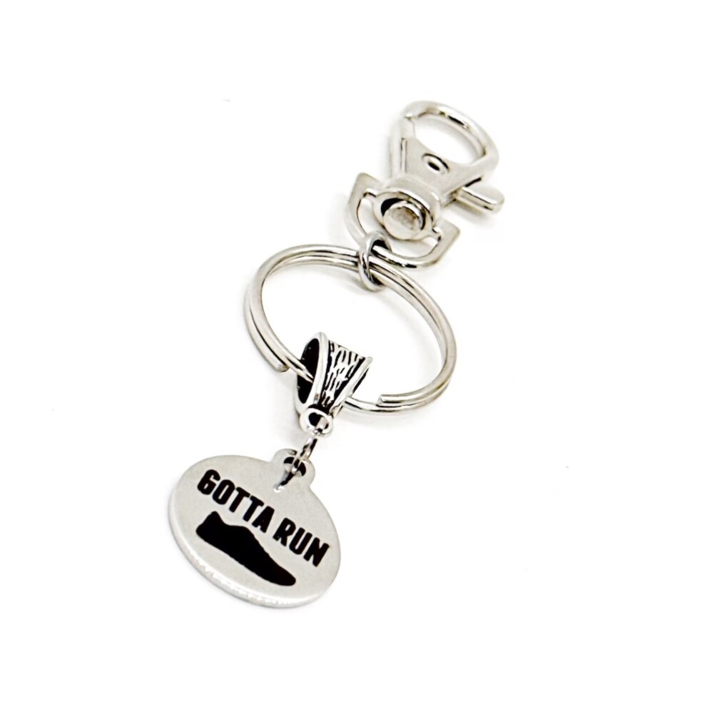 Gotta Run Charm Keychain, Runner Gift, Running Partner, Marathon Gifts ...