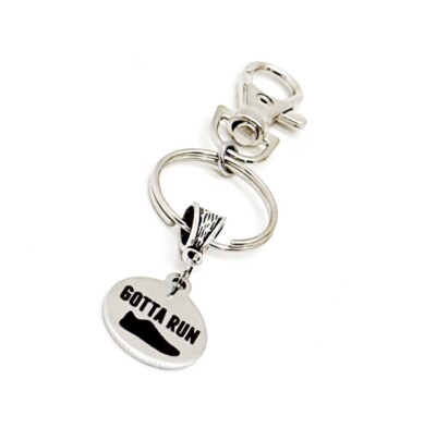 Gotta Run Charm Keychain, Runner Gift, Running Partner, Marathon Gifts ...