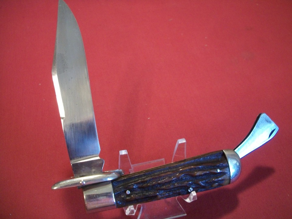 Antique Marbles Stag Folding Safety Hunting Knife 1914-1935, Near Mint ...