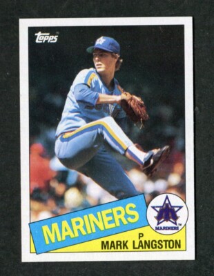 Mark Langston Mariners #625 MLB Rookie Card 1985 Topps Baseball Near ...