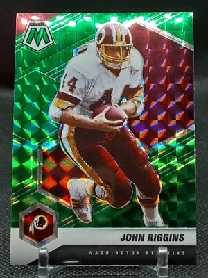 JOHN RIGGINS 20S6 MOSAIC GREEN MOSAIC COMMANDERS KANSAS JAYHAWKS | eBay