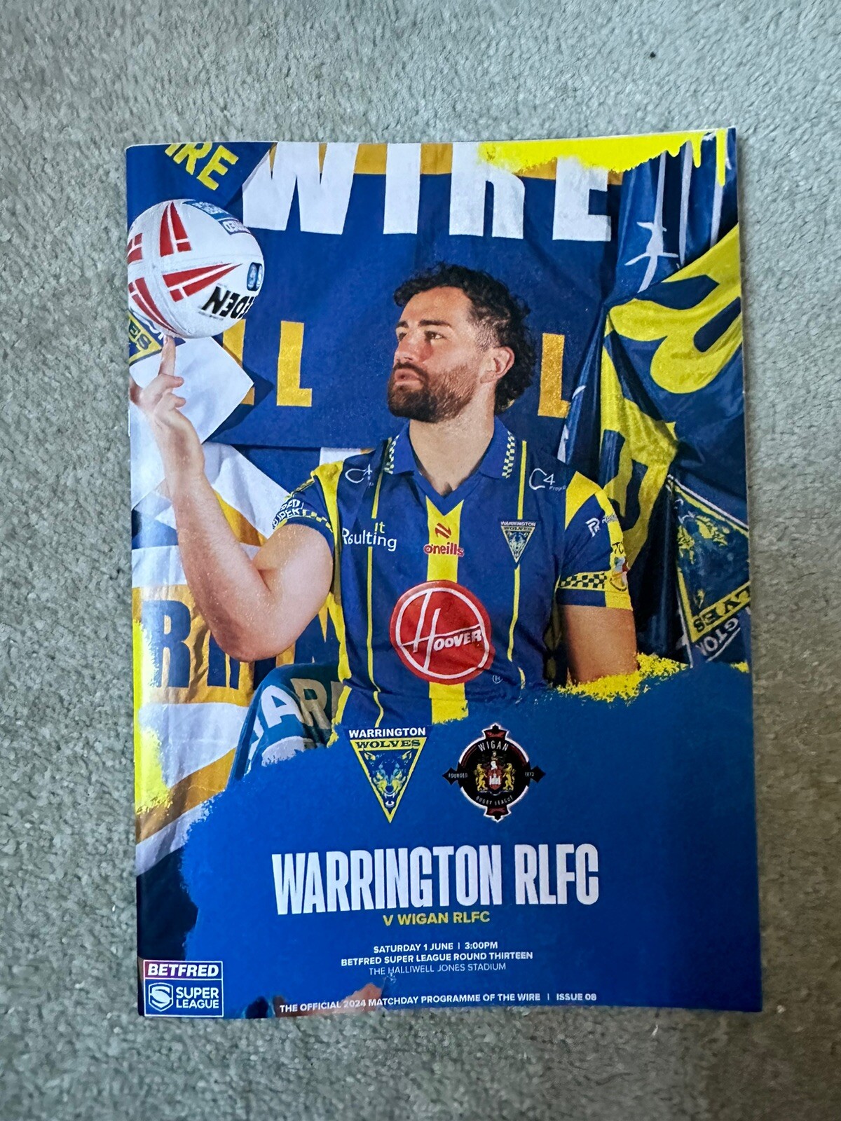 WARRINGTON WOLVES V WIGAN WARRIORS 2024 | Grelly UK
