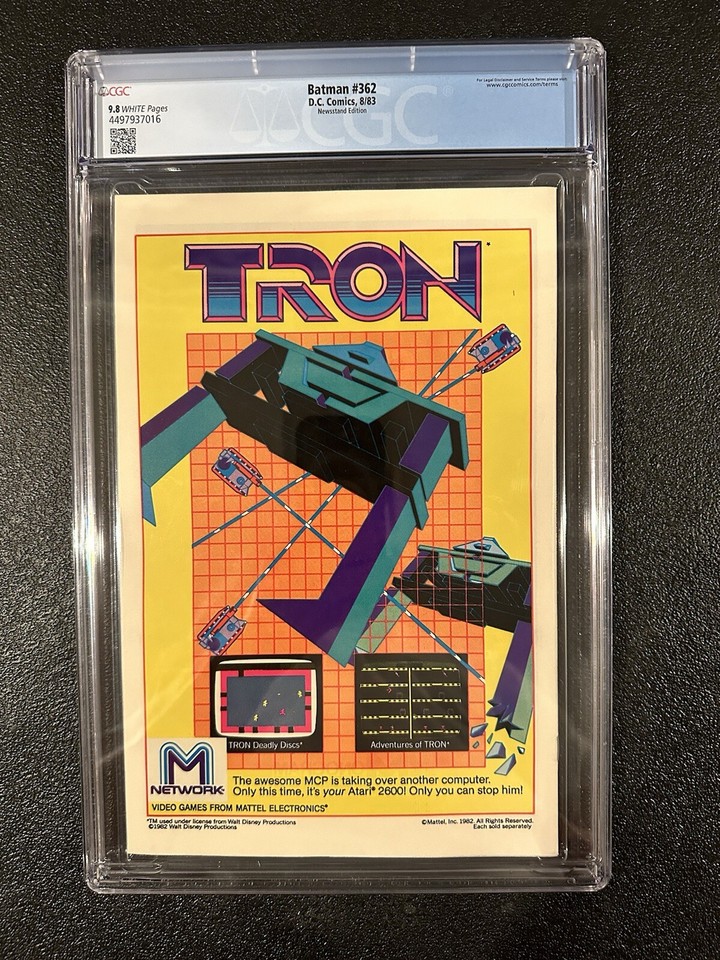 Batman #362 CGC 9.8 Newsstand! White Page - Riddler Cover - Brand New ...