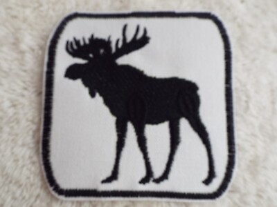 Moose Embroidered Iron-on Patch | eBay