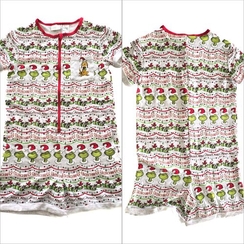 Peter Alexander Jnr Grinch One Piece Pyjama Line 857305 857306 Size 5 ...
