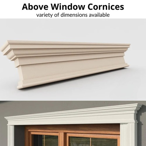 Exterior Coving Cornice Outside Above the Window Mouldings Home Decor ...