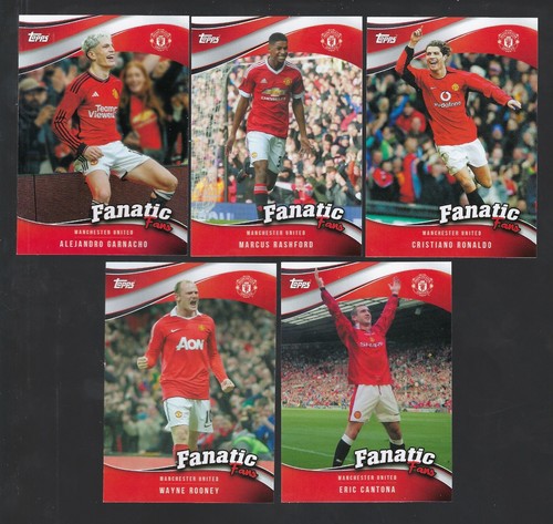 TOPPS MANCHESTER UTD FANS SET 24/25 - FANATIC FANS INSERT SET inc ...