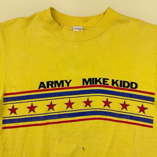 VTG 70s 80s Westwood ARMY Mike Kidd AMA Motorcycle Racing T Shirt Adult ...
