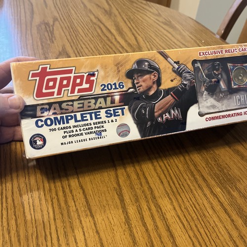 2016 Topps Baseball Factory Sealed Set 1-700 + Rookie Variation Pack ...