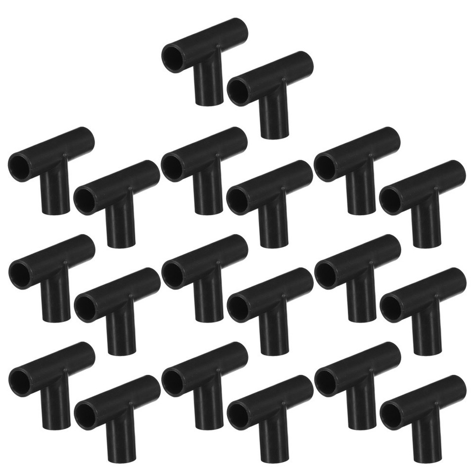 20pcs Wardrobe Plastic Connectors: Snap Lock 11mm Pipe Joints ...