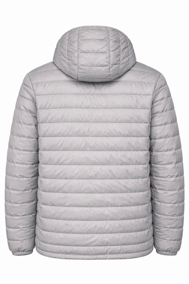 NFL Official Shield Gear Parka Puffer Jacket Winter Coat SILVER Mens ...