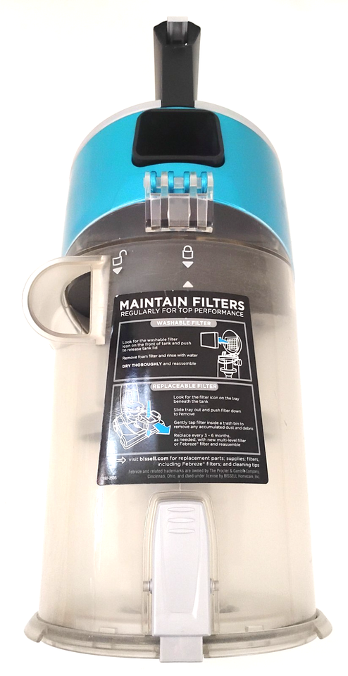 Bissell Powerlifter CleanView Dust Cup/Dirt Bin/Canister Check ...