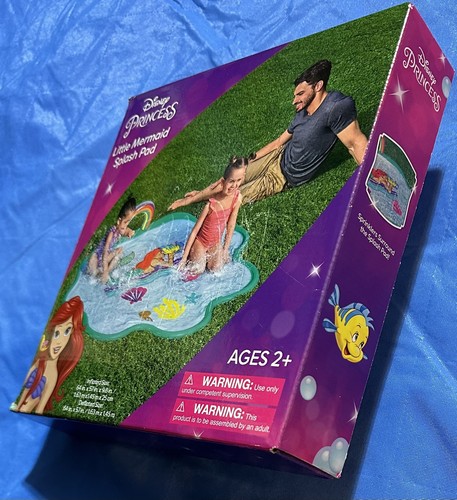 Disney Princess-The Little Mermaid-Splash Pad Sprinkler-64” X 57” | eBay