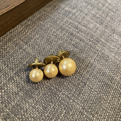 Vintage MCM Pearl Pin Set, Lapel/Scatter Pins w/Pin Backs | eBay