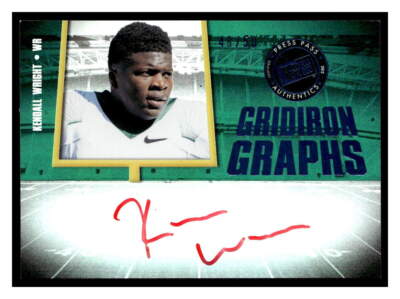 KENDALL WRIGHT 2012 PRESS PASS GRIDIRON GRAPHS AUTOGRAPH /50 AUTO | eBay