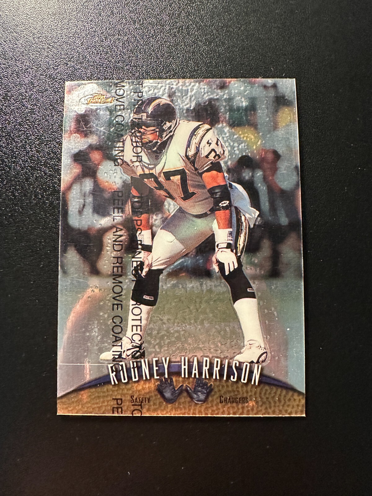 1998 Topps Finest Rodney Harrison #86 Chargers | eBay