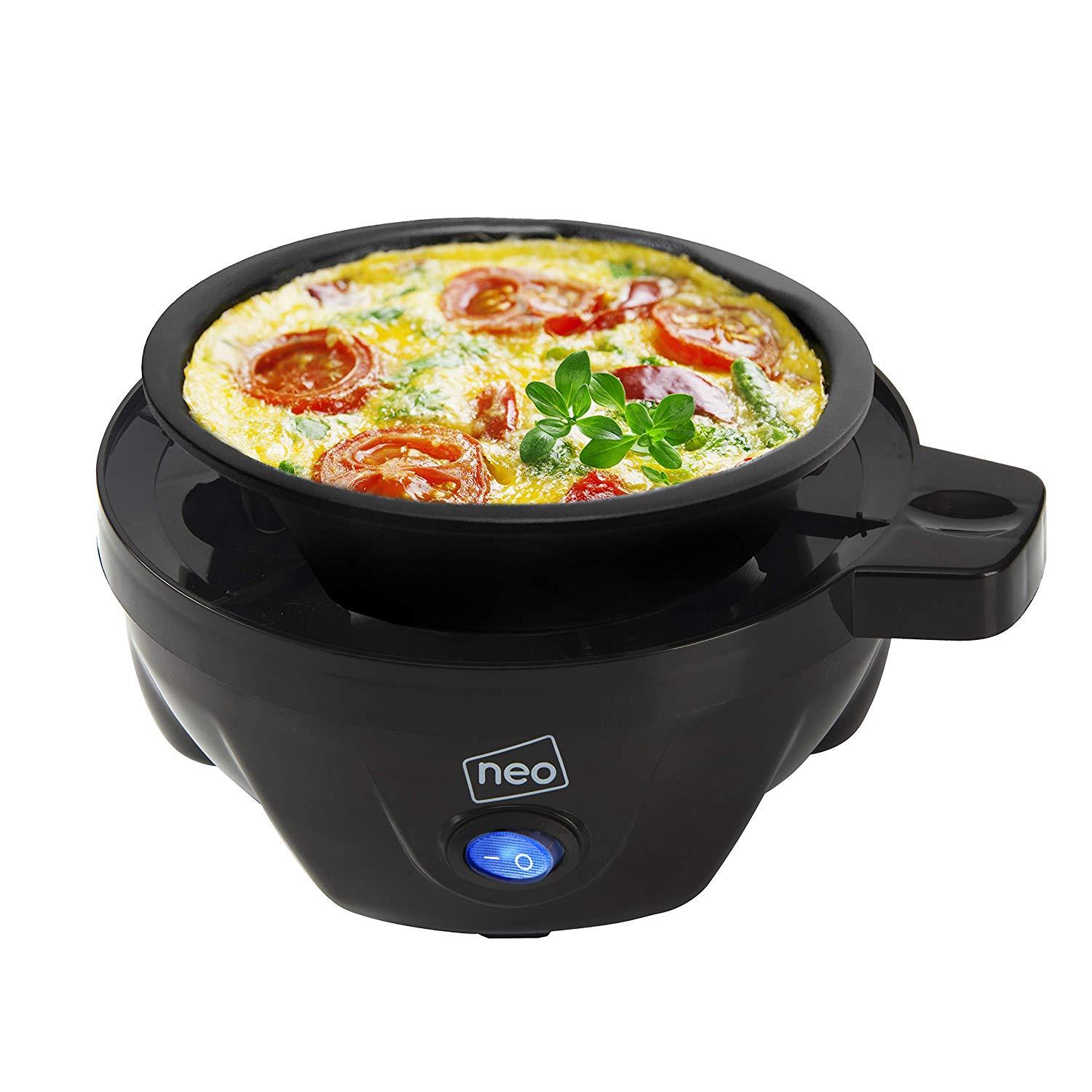 Neo Electric Egg Cooker Copper, Boiler, Poacher Steamer Fits 7 Eggs ...