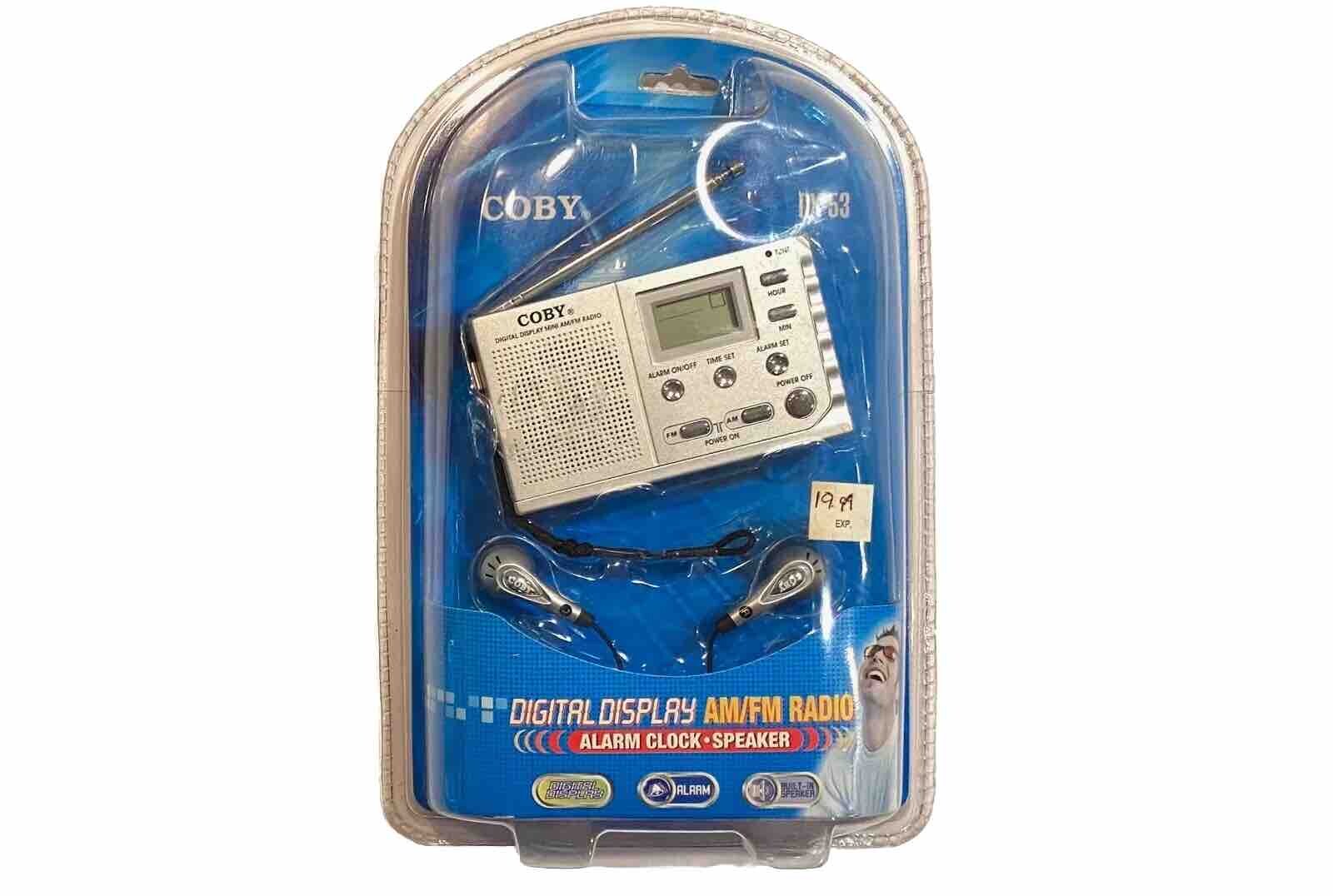 Coby CX53 Digital Display Mini Am/fm Radio & Alarm Clock for sale ...