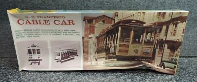 Vintage Hawk San Francisco Cable Car Model Kit Unused 1967 Model No 517 ...