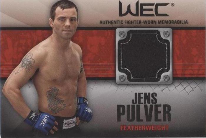 2011 Topps UFC Title Shot - Fighter Relics Jens Pulver #FR-JP Black /88 ...