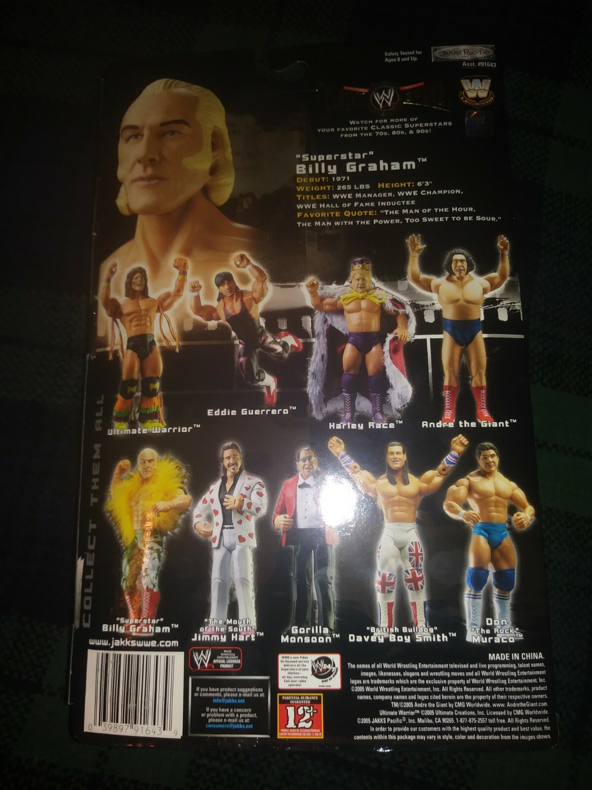 Superstar Billy Graham WWE Classic Superstars Action Figure 1 of 500 ...