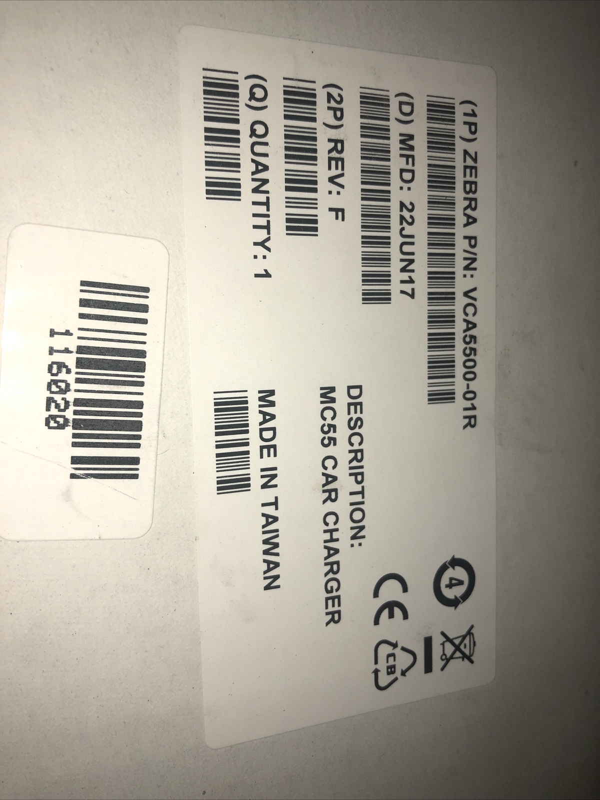 Zebra MC55. VCA5500-01R Car Charger Freepost To73 | eBay