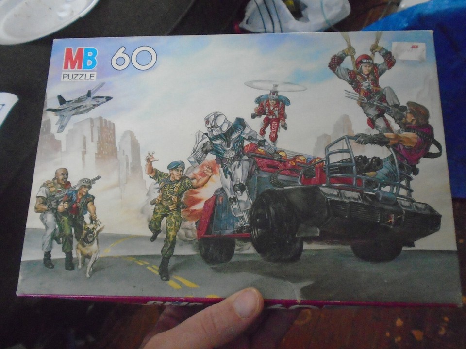 Vintage GI Joe Puzzle Milton Bradley 1987 4856-1 60 Piece w/box, Cobra ...