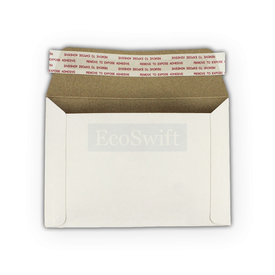 1-10000 6.5 x 4.5 EcoSwift Self Seal Photo Ship Flats Cardboard ...