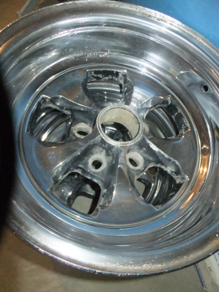2 15X7 INCH KEYSTONE KLASSIC WHEELS RIMS UNI LUG PATTERN. PITTED. DEEP ...