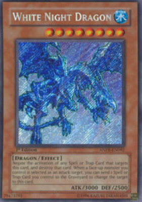 White Night Dragon - ANPR-EN092 - Secret Rare - 1st Edition x1 Light ...