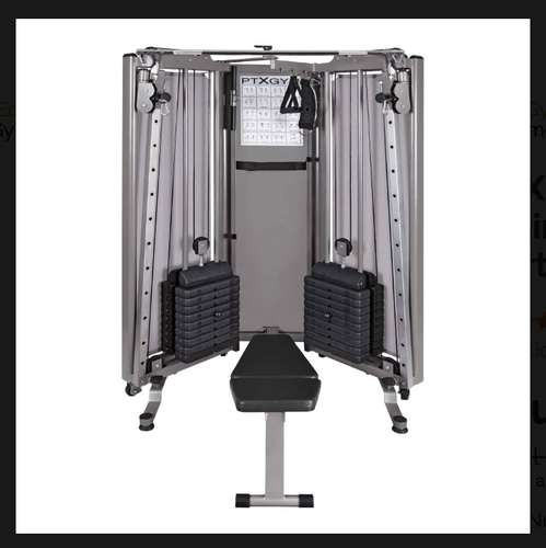 PTX Gym Folding Functional Trainer Compact and Portable Home Gym by HCI ...