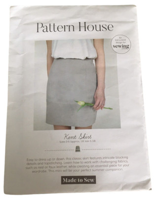 Pattern House Kent Skirt Straight Classic Made to Sew Easy Sz 0-6 Uncut ...