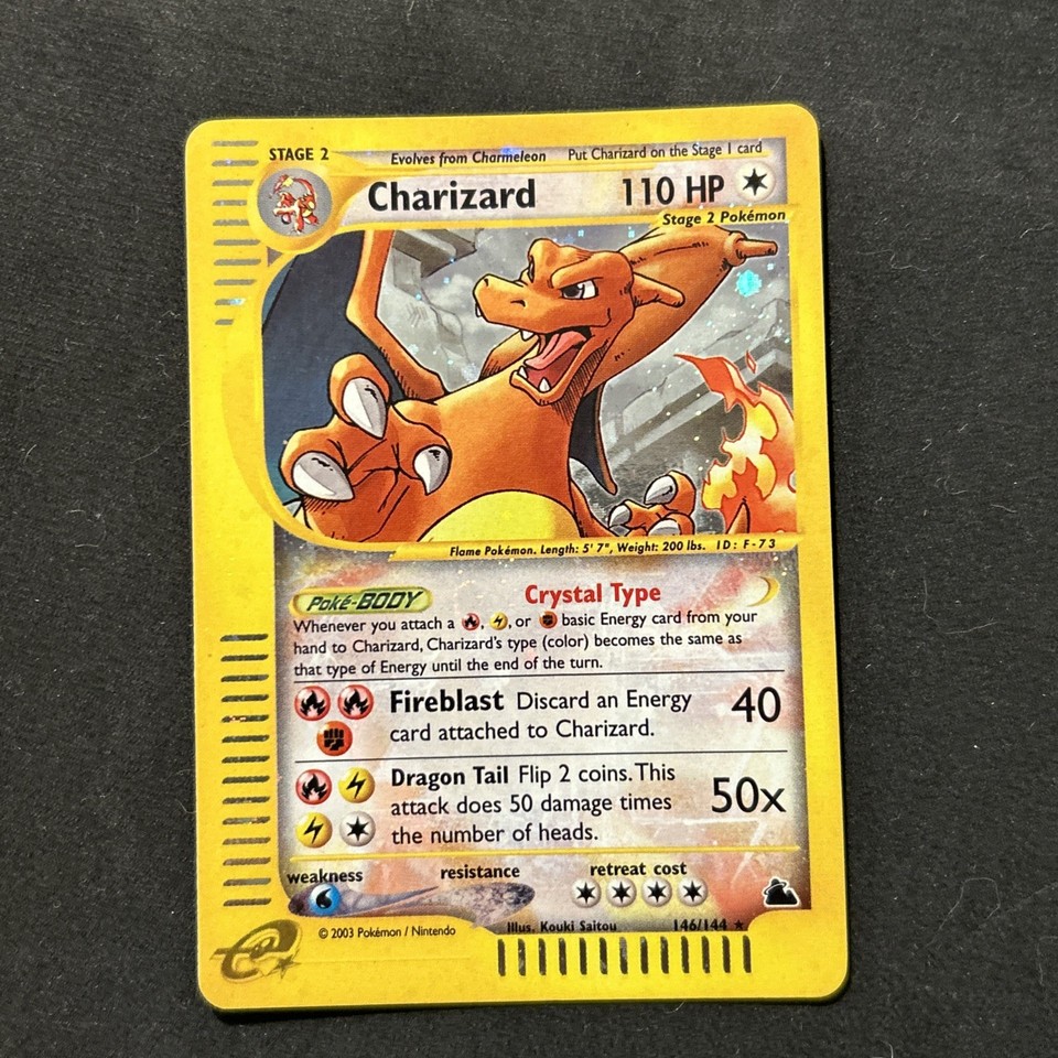 NM/MINT Skyridge Master Set COMPLETE Holo & Reverse CRYSTAL CHARIZARD ...