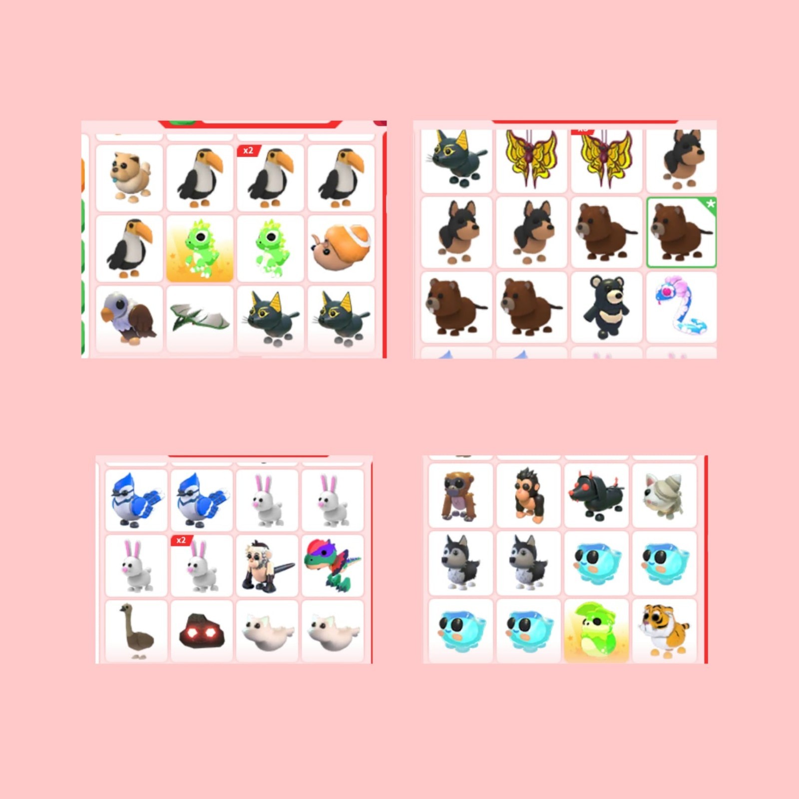 40 Adopt From Me Pets Inventory Roblox Kids Game (YOU CHOOSE ANY 40) | eBay
