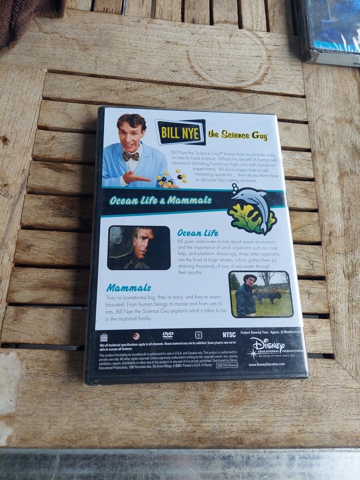 Disney Presents Bill Nye The Science Guy - Ocean Life & Mammals (DVD ...
