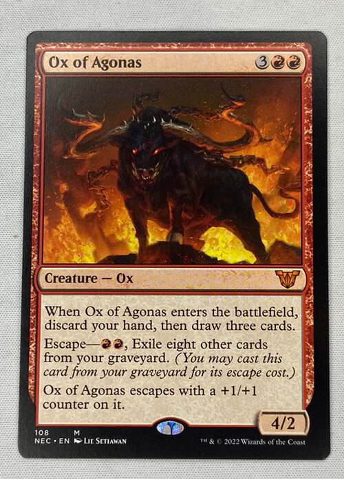 MTG - Ox of Agonas - Kamigawa: Neon Dynasty Commander - NEC 108 ...