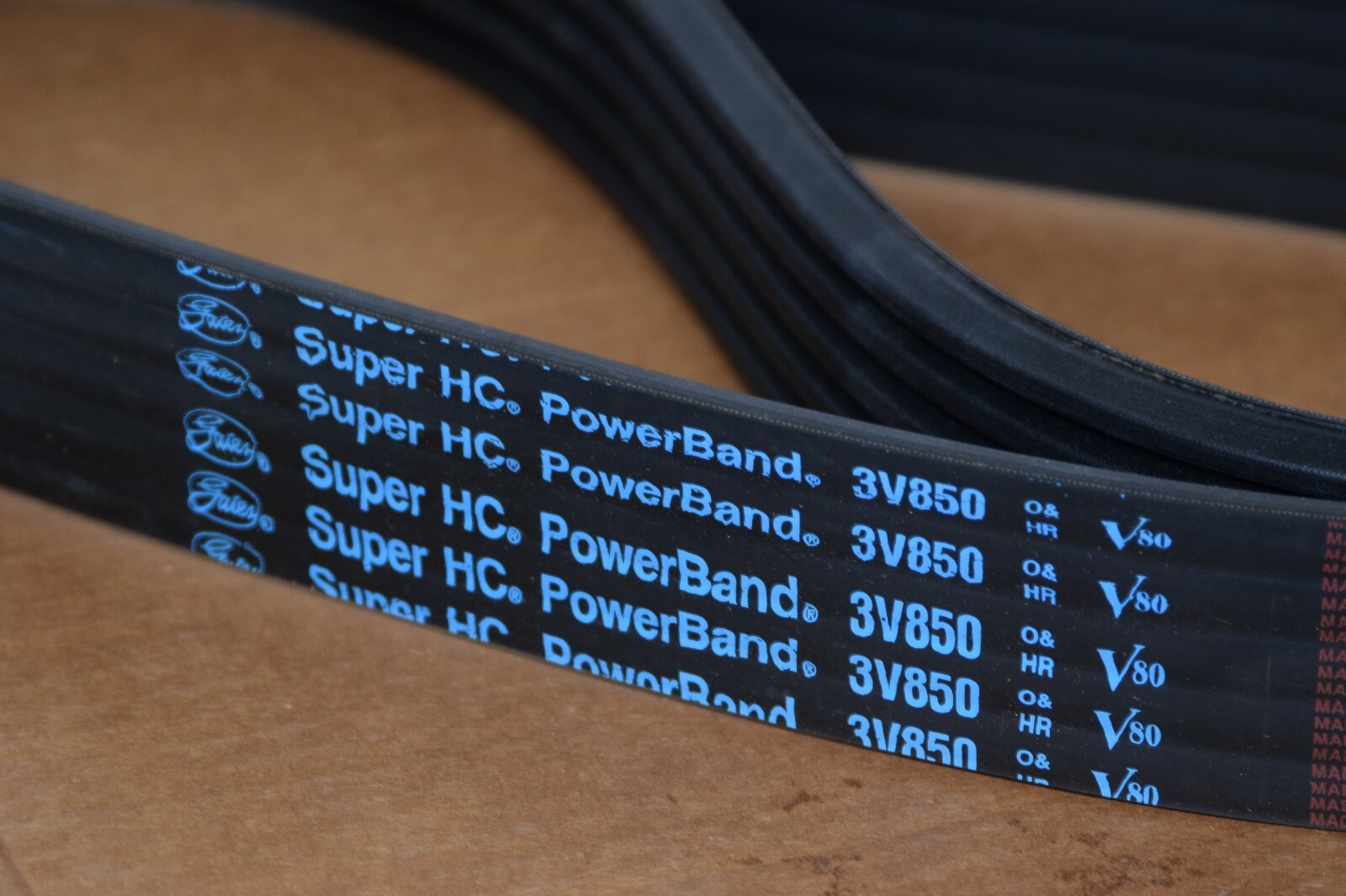 (NEW) Gates Super HC Powerband Belt 5/3V850 3V850 5 rib 9385-5085 *Made ...
